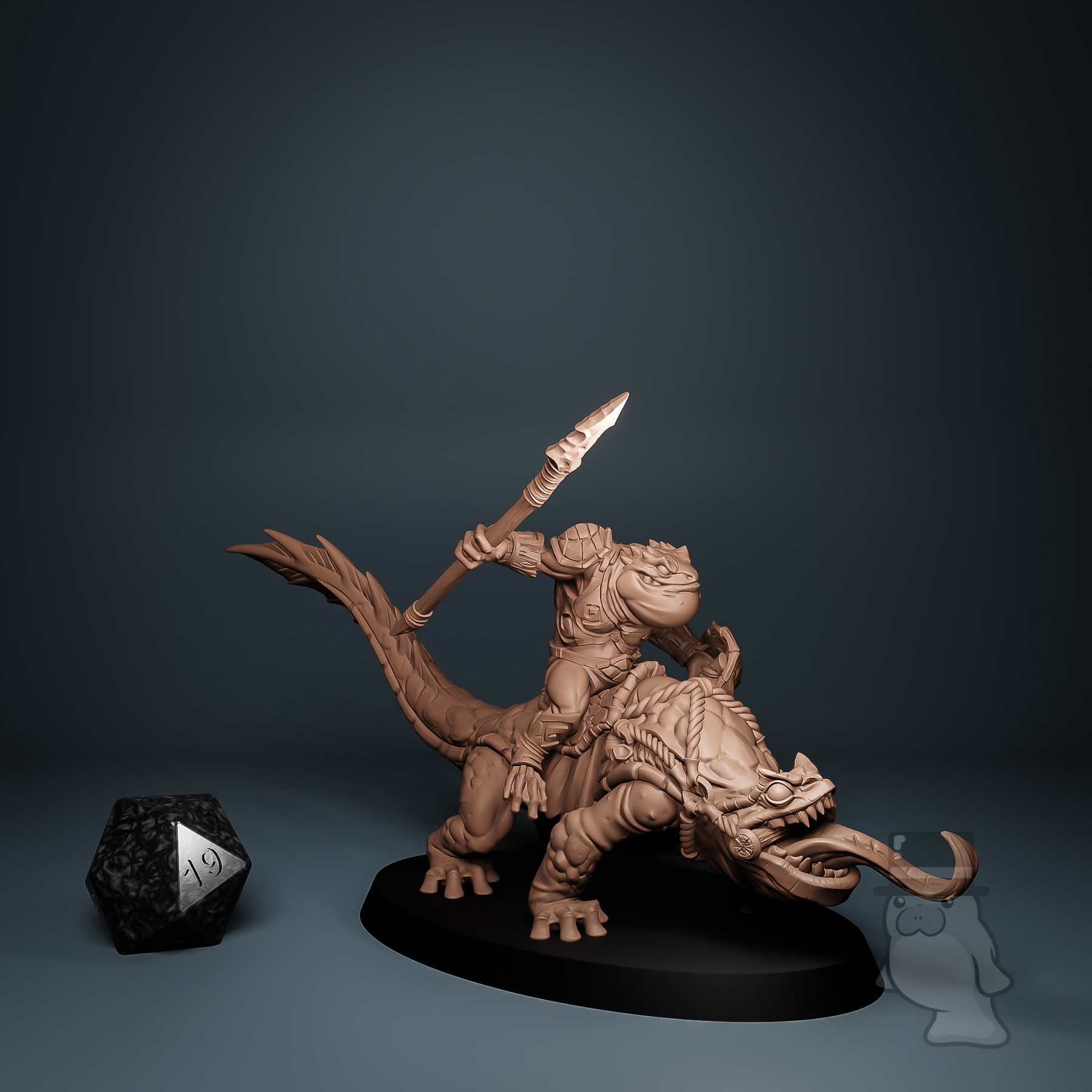 Salamander Riders Swamp Gurunda Artisan Guild Mini Manatee New